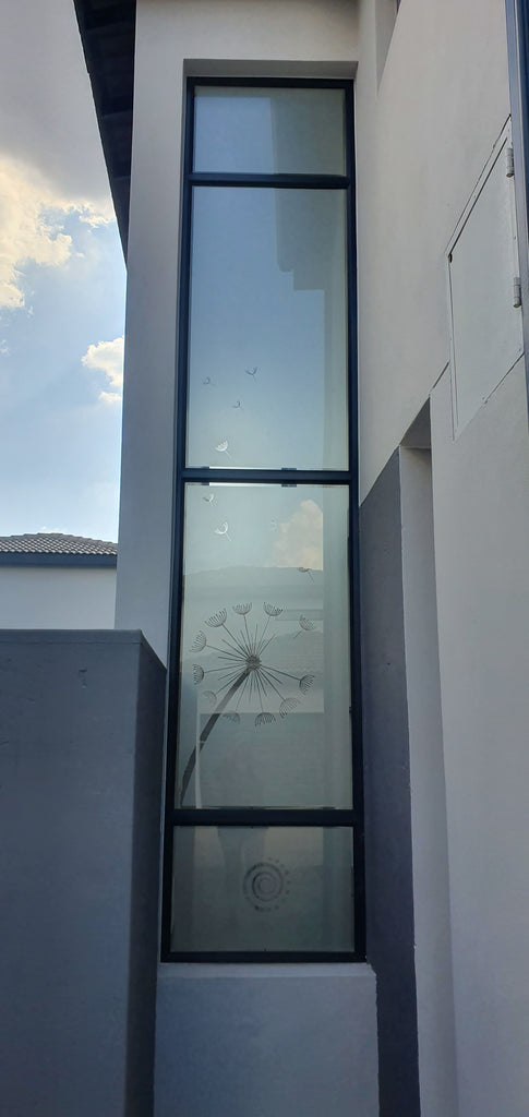 Window Frosting | Dandelion | Custom Installation – Vinyl Window & Wall Art