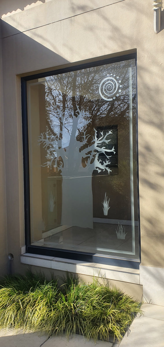 Window Frosting | Baobab Tree | Custom Instillation – Vinyl Window ...